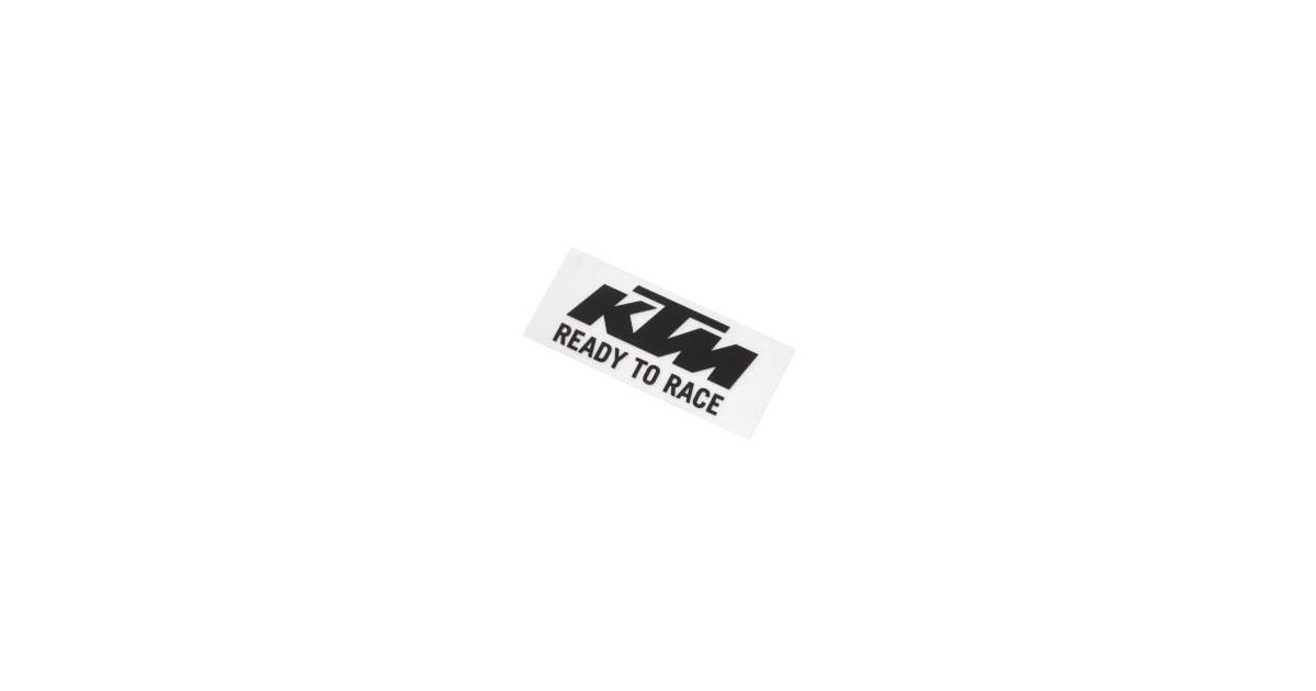 KTM LOGO STICKER BLACK/WHITE, 3PW1772700