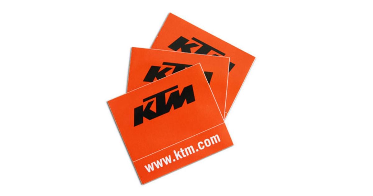 KTM LOGO STICKERS